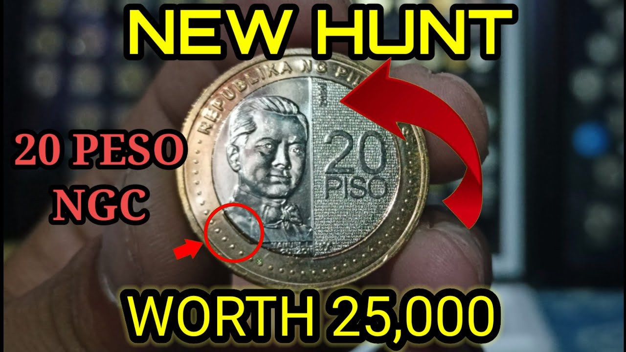 20 PESO NGC Coin Pinaka Mahal na klase.. Nabibili sa mataas na halaga ...