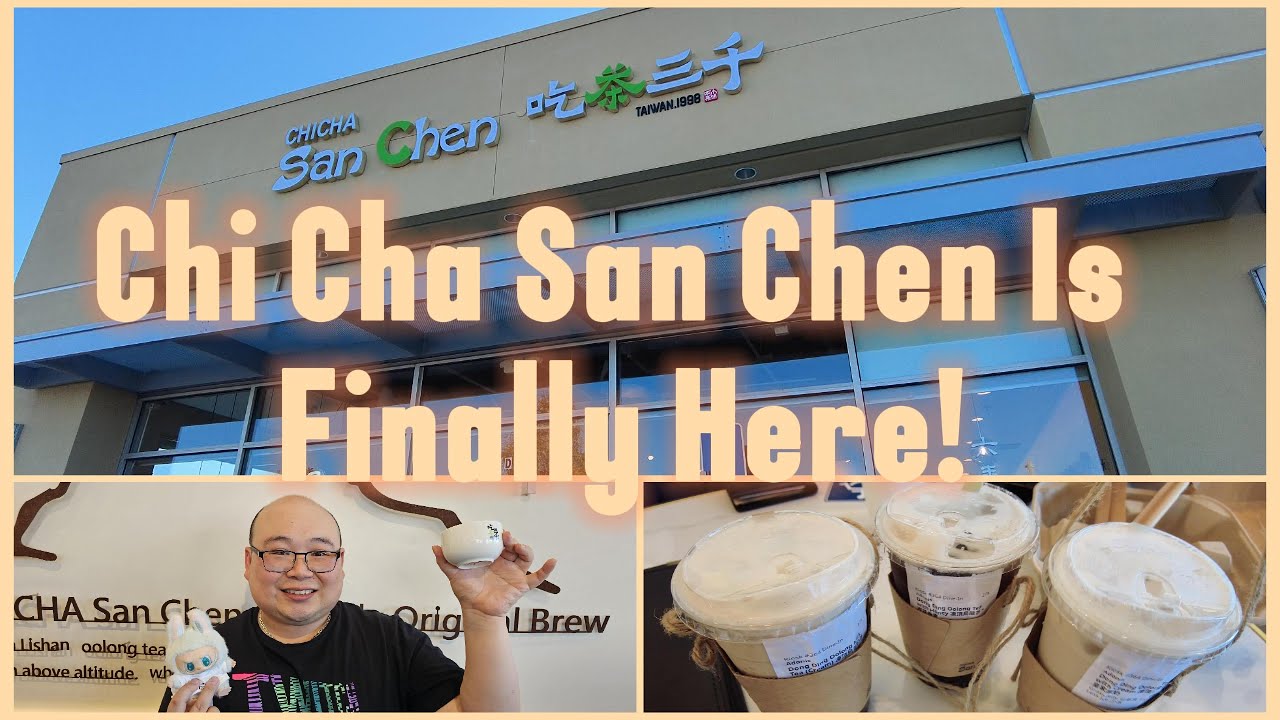 Chi Cha San Chen Finally Opens in NorCal! | Free Tea Tasting - YouTube