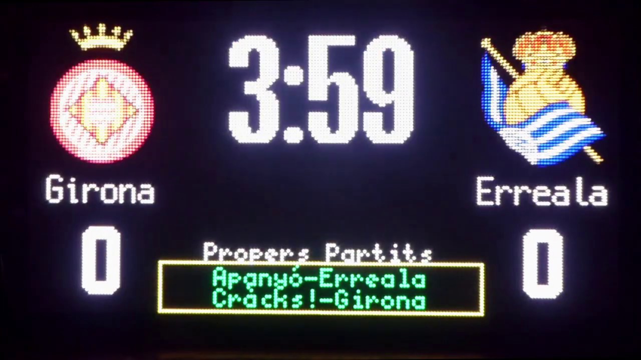 DIY Led scoreboard - Lligueta al marcador led - YouTube