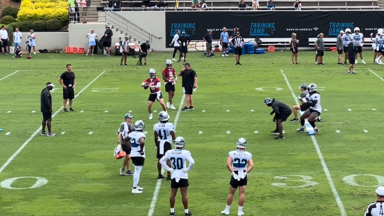 Carolina Panthers Training Camp (Back Together Day): Raw Footage - YouTube