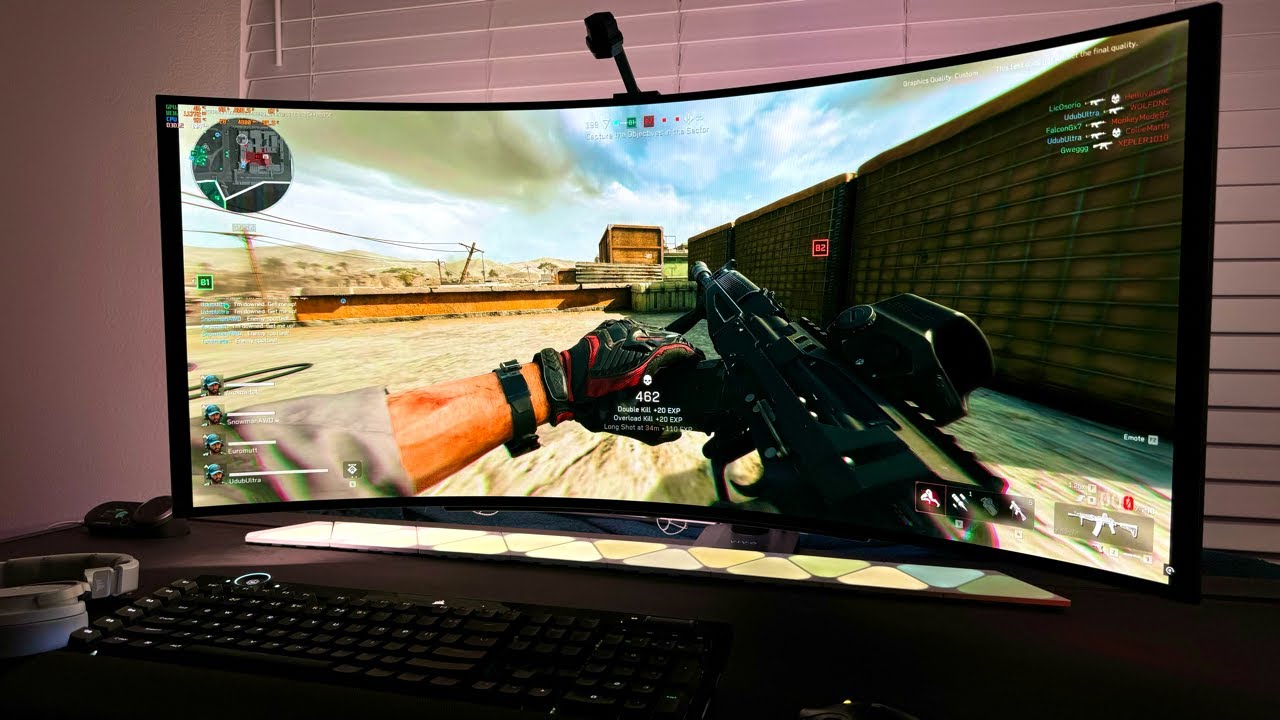 Delta Force Hawk Ops is so FUN on this 2024 LG UltraWide OLED ...