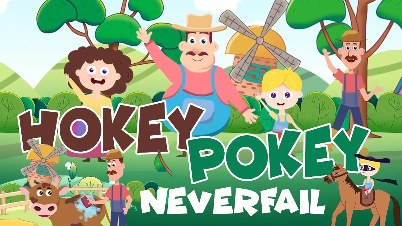 Hokey Pokey sing along for kids - YouTube