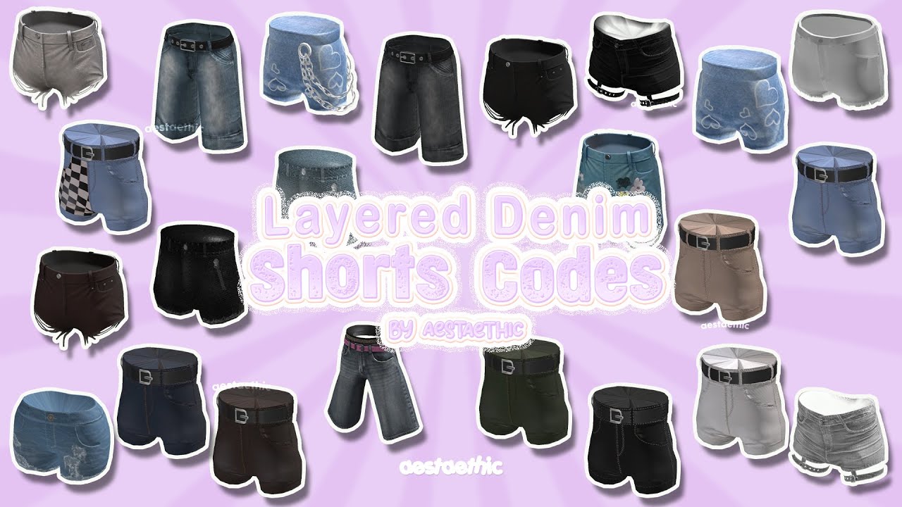 Berry Avenue Codes LAYERED Denim Shorts & Bloxburg Codes PT.1! 🐹 # ...