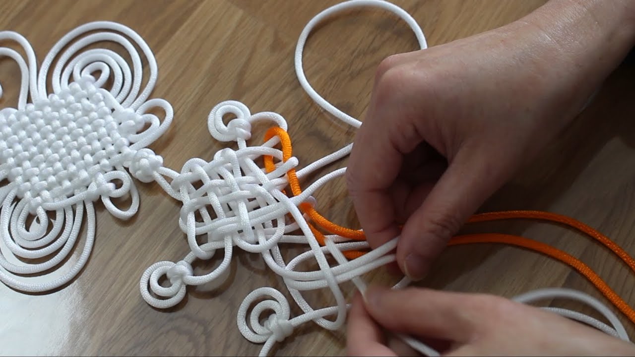 Handmade Chinese Knotting Artwork - Art no.021 Mindfulness 守一方勝 ...