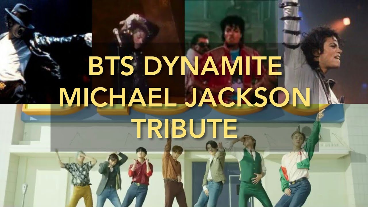 BTS DYNAMITE MICHAEL JACKSON DANCE REFERENCES TRIBUTE - YouTube