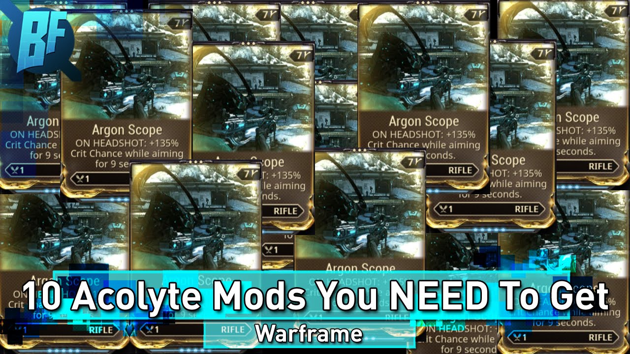 Warframe: 10 Stalker Acolyte Mods You NEED to Have - YouTube