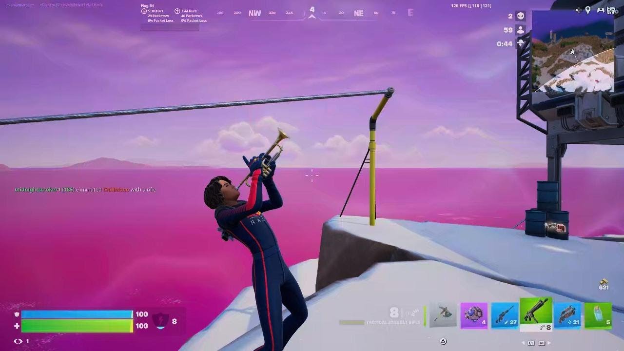 Fortnite C7 S1 Solo midnightstroker1 new update crown win with trash ...