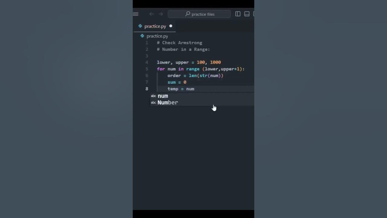 Check Armstrong Python Pythonprogramming Code Coding Learnpython Pythonforbeginners 9259