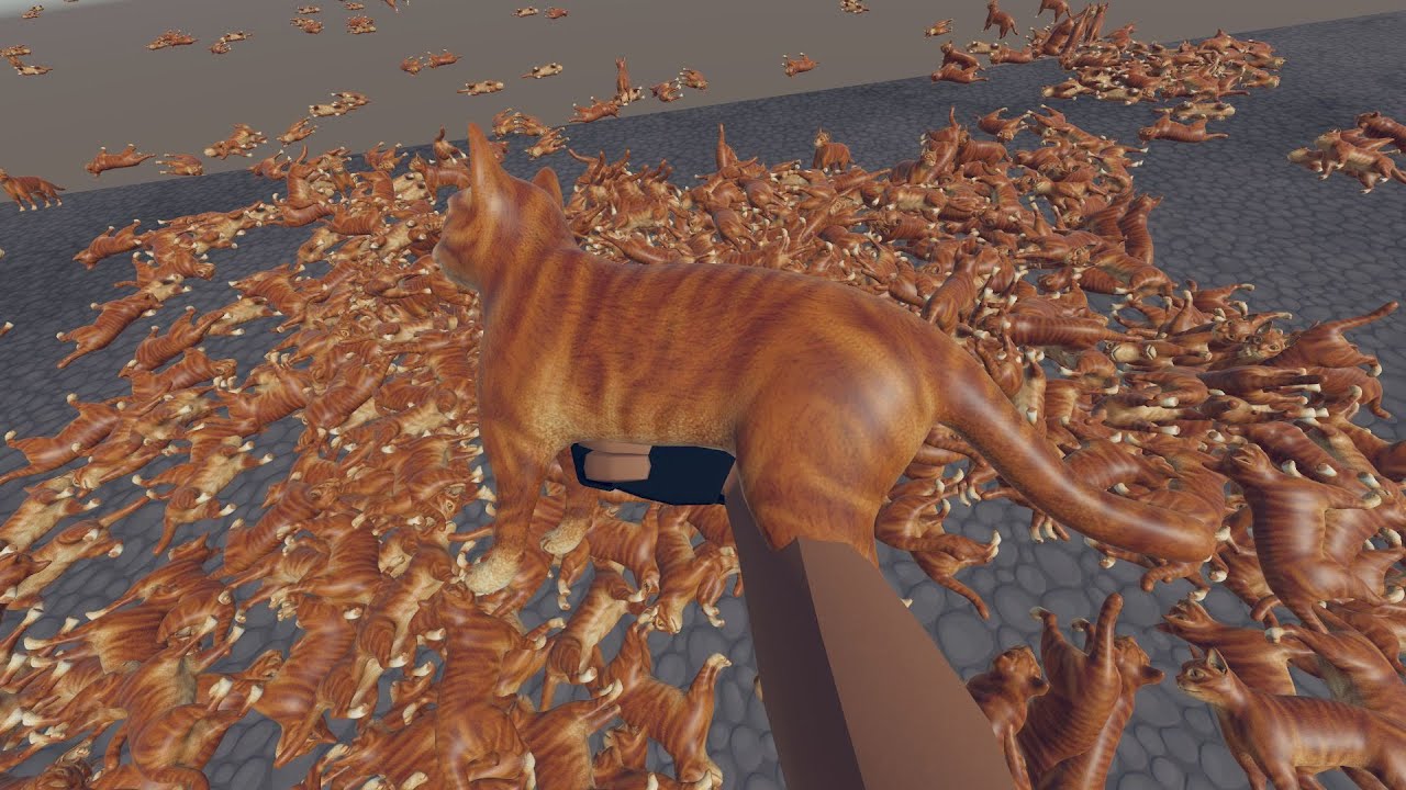 cat shooter update in rec room - YouTube