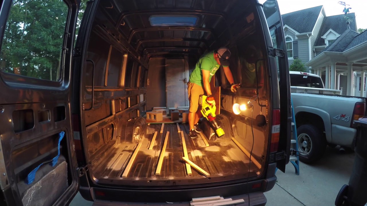 Sprinter Van Conversion Part 1 - YouTube
