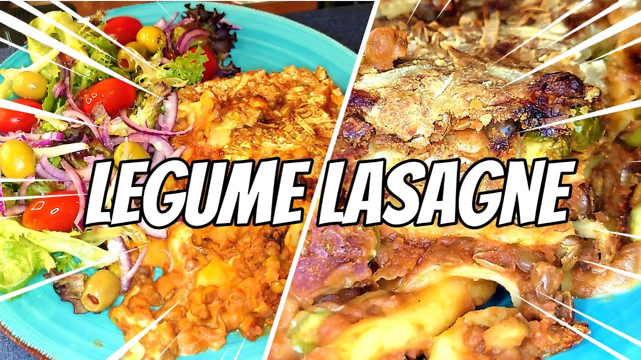 Leggy Lasagna (Legume Lasagna) Recipe - Inspired by Dr Greger - YouTube