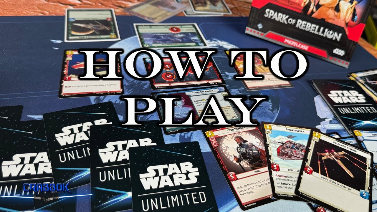 How to Play Star Wars Unlimited - Gameplay Tutorial - YouTube