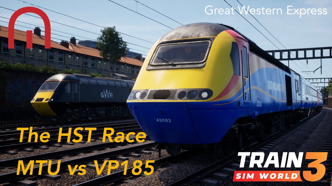 Train Sim World 3 - The Race of all Races! - Class 43 MTU vs Class 43 ...