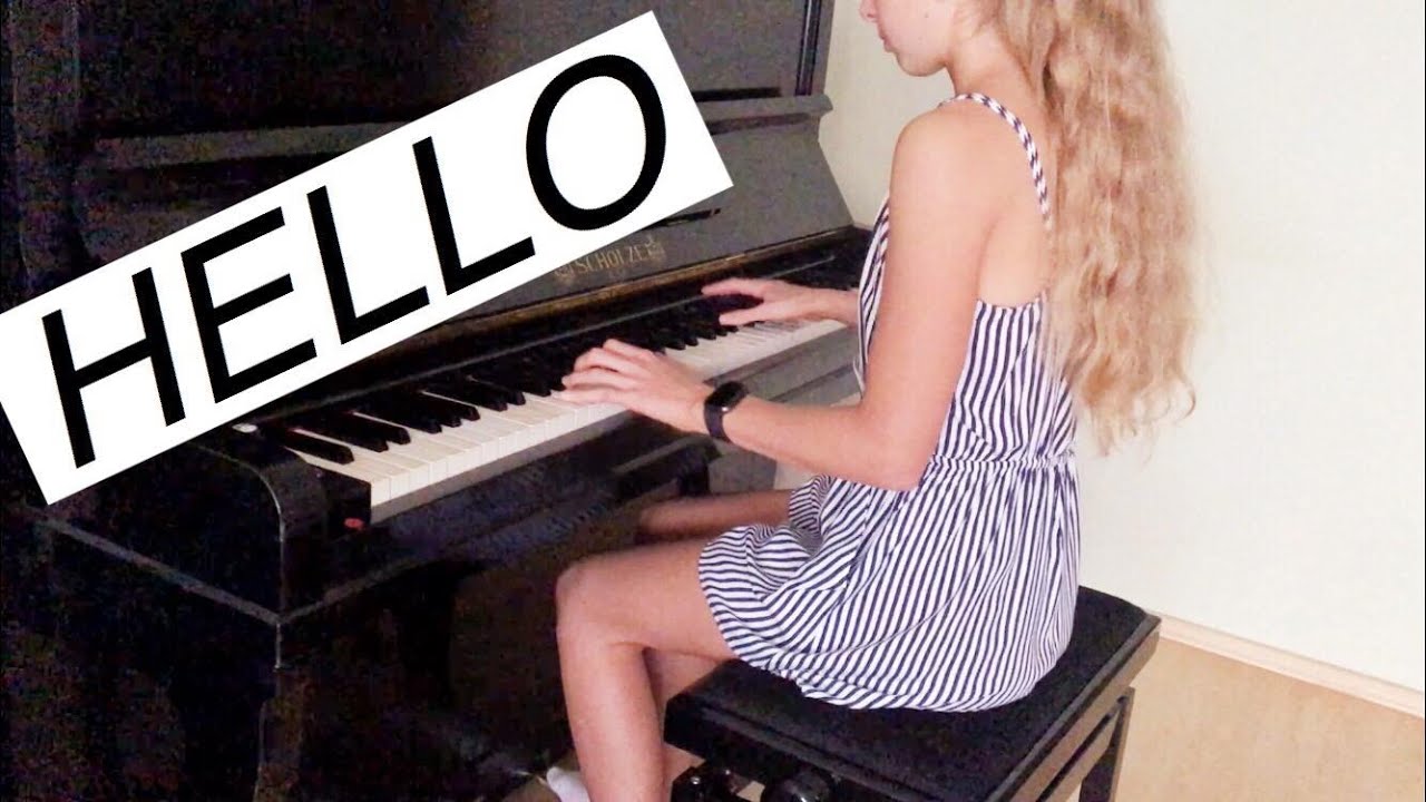 Adele - Hello (Piano cover) | Sandra the Pianist - YouTube