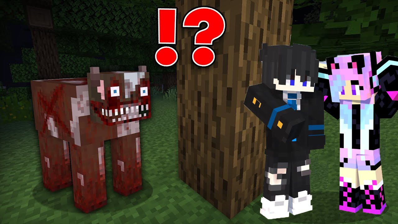 DRK found Scary Cow in Minecraft ?! - YouTube