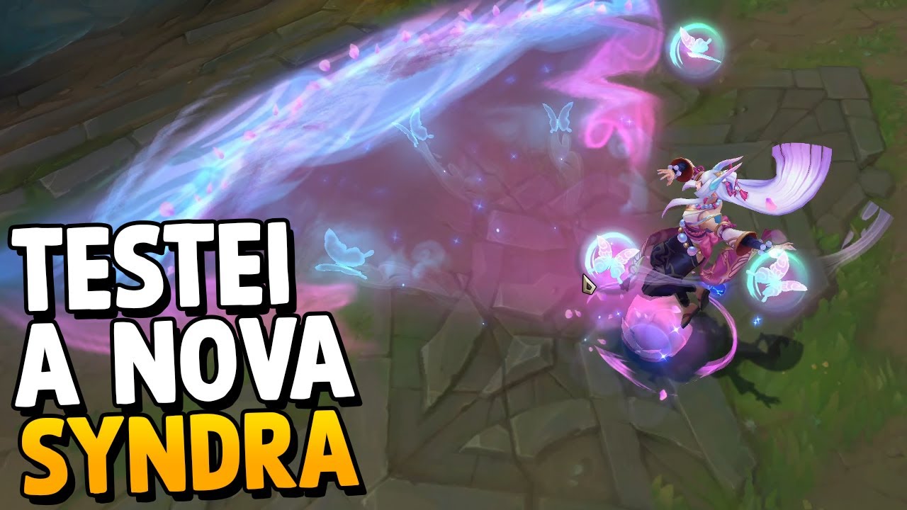 TESTEI O NOVO REWORK DA SYNDRA! NOVA PASSIVA COM STACKS INSANA! - YouTube