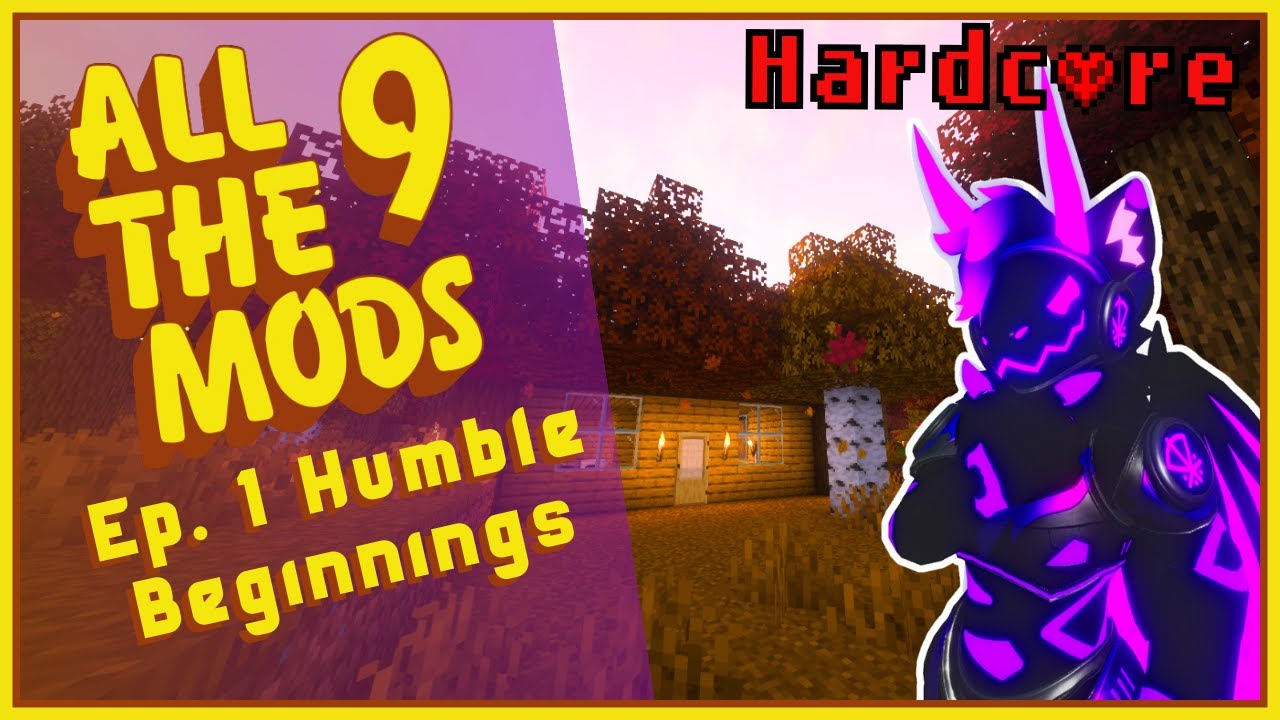 Hardcore All the Mods 9 Minecraft - Ep.1 Humble Beginnings - YouTube