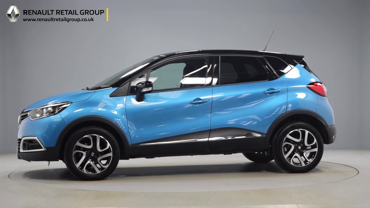 Renault Captur Dynamique S Blue Black - YouTube