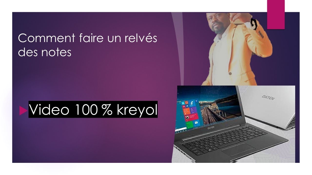 Comment faire un relves des notes rapide et fasil - YouTube