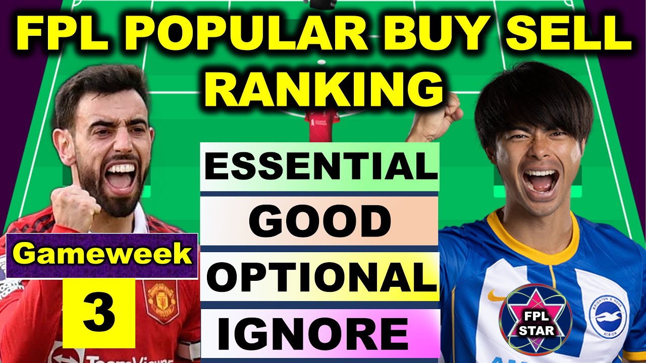 FPL Gameweek 3 Top 10 Popular Transfer Ranking | Which transfer should ...