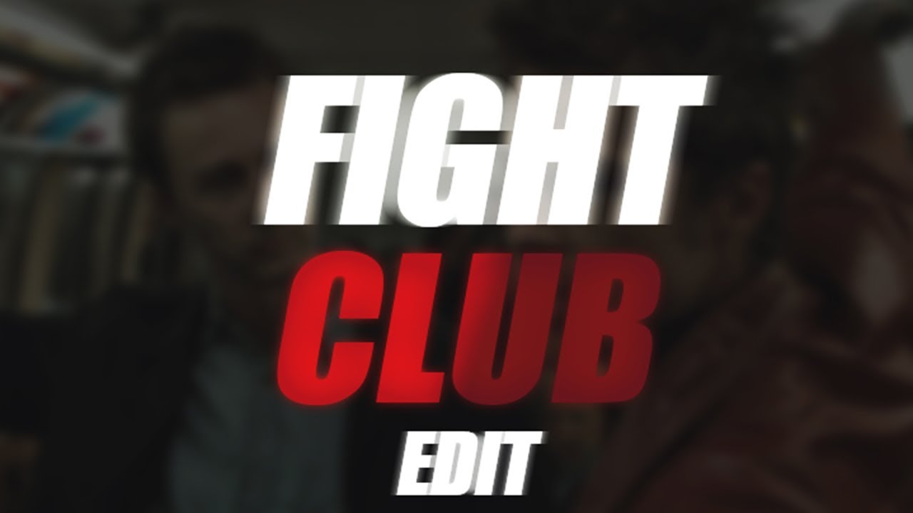 Tyler Durden EDIT I FIGHT CLUB EDIT - YouTube