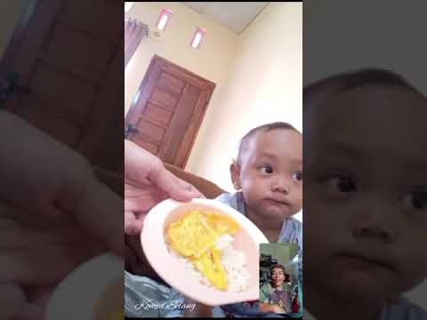amel cute banget sukanya maem pakai telur dadar