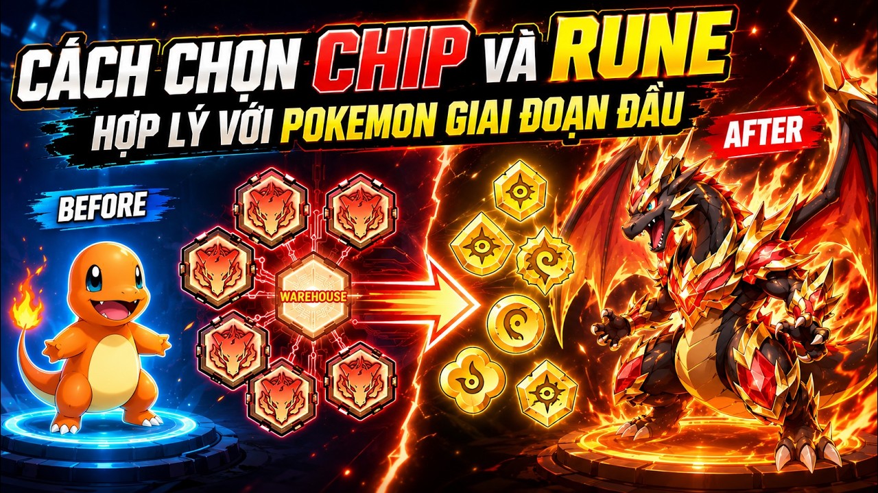 Pet Quest | Cách chọn CHIP và RUNE Hợp Lý Cho Pokemon Giai Đoạn Đầu ...