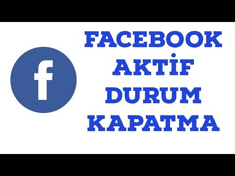 FACEBOOK AKTİF DURUM KAPATMA NASIL