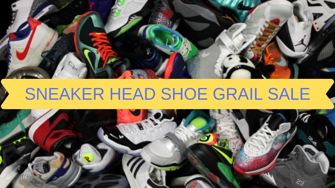 Ebay Sneaker Head Shoe Grail Sale. Jordans, Adidas, Stadium Goods - YouTube