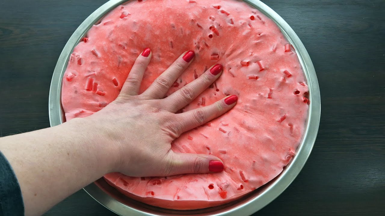 Dried Fluffy Crunchy Crispy Slime - Satisfying Slime Video - YouTube