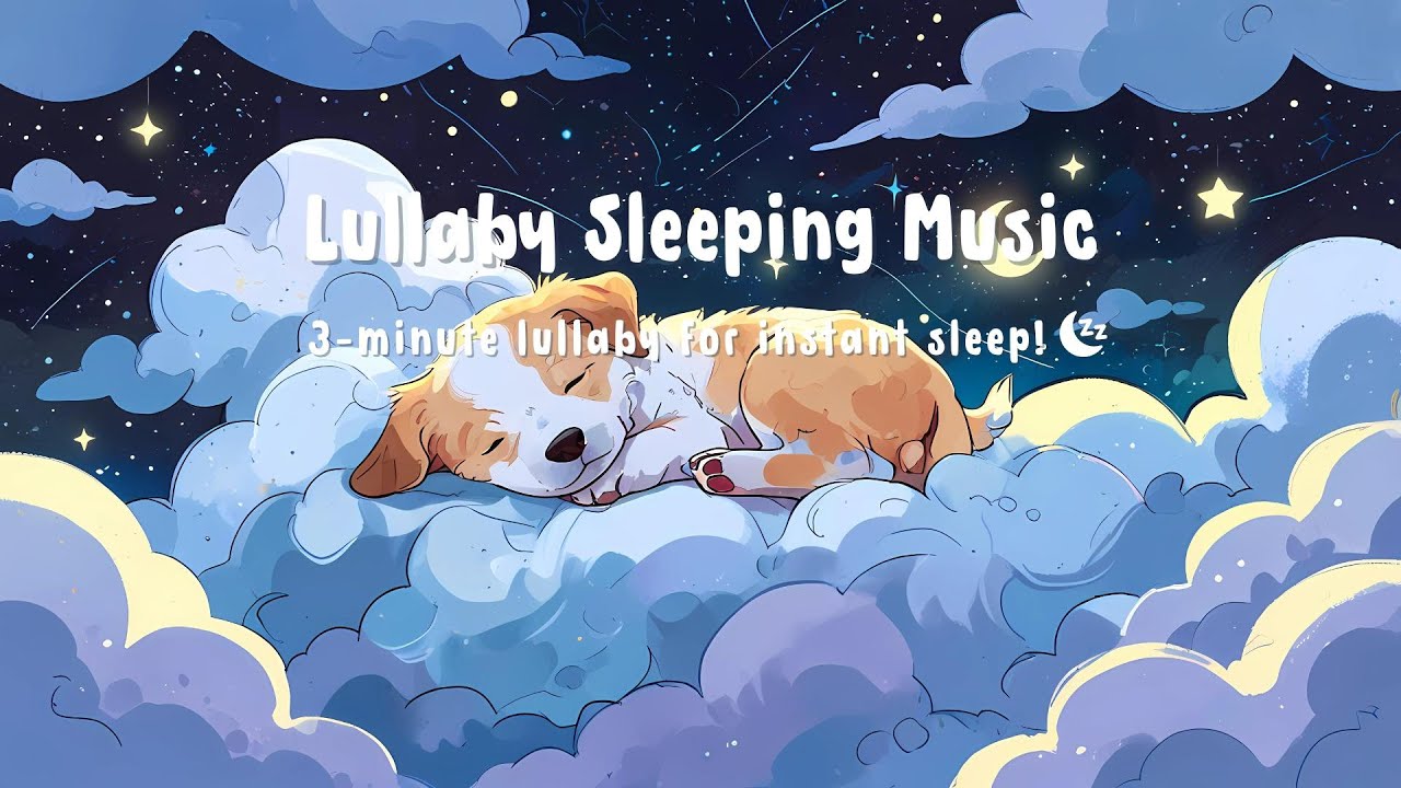 Lullaby Sleeping Music 🎶【3 hours Lullaby & Sleep BGM】💤 | 3-minute ...