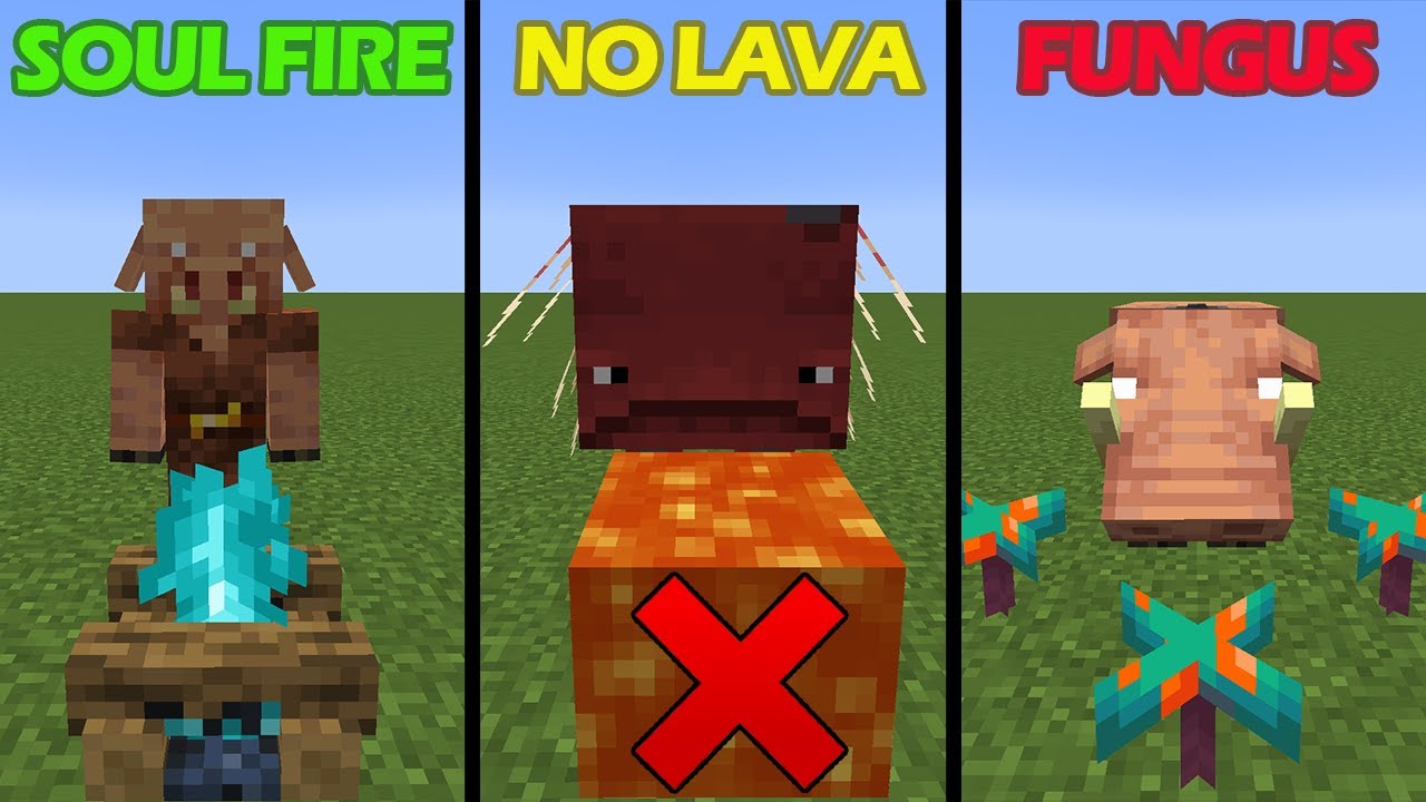 minecraft mobs and their fears - YouTube