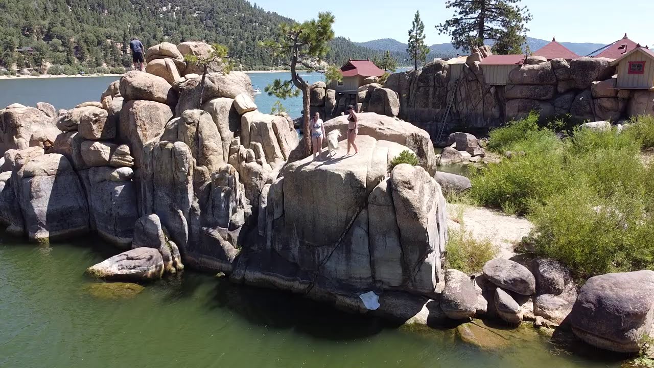 Big Bear Lake rock Jumping - YouTube