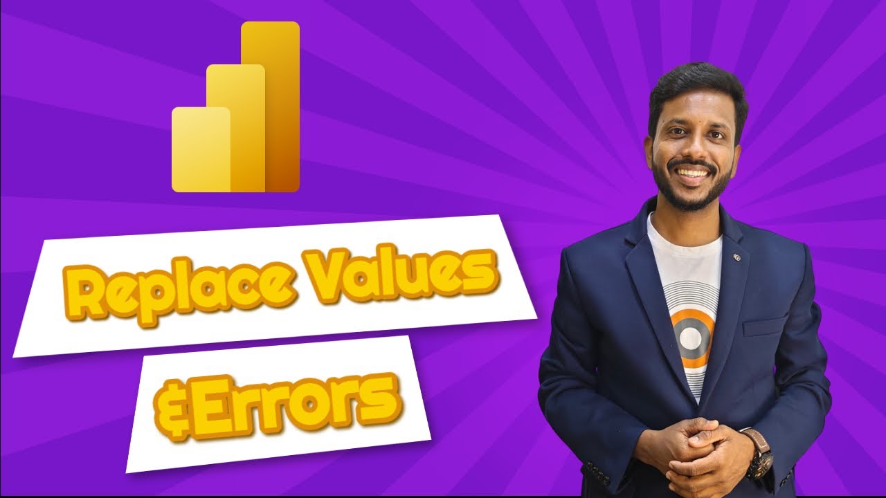 Power Query Editor Replace Values And Errors Option Youtube