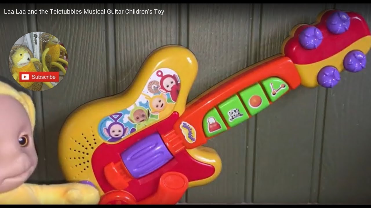 Laa Laa and the Teletubbies Musical Guitar Children's Toy - YouTube