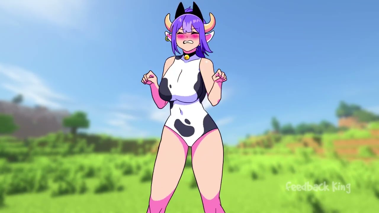 Sad Cat Dance 🐱 Minecraft Cow Animation Full Song Feedback King 8743