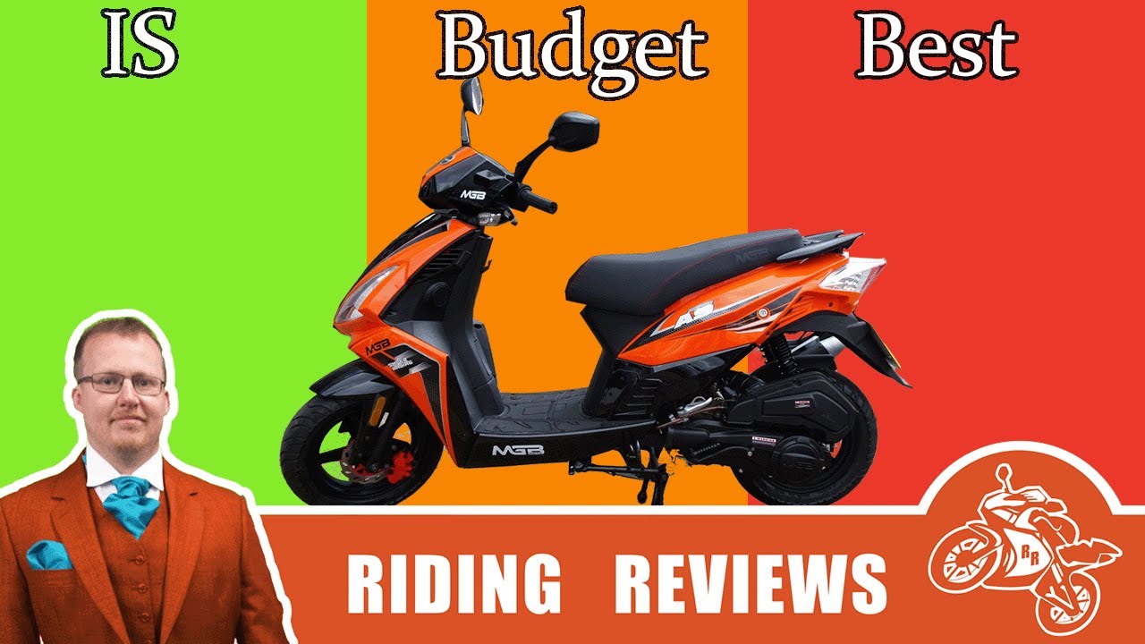 MGB A9 BUDGET scooter review - YouTube
