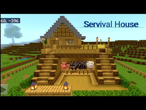 Minecraft Me Servival House Kaise banaye || Minecraft Servival House ...