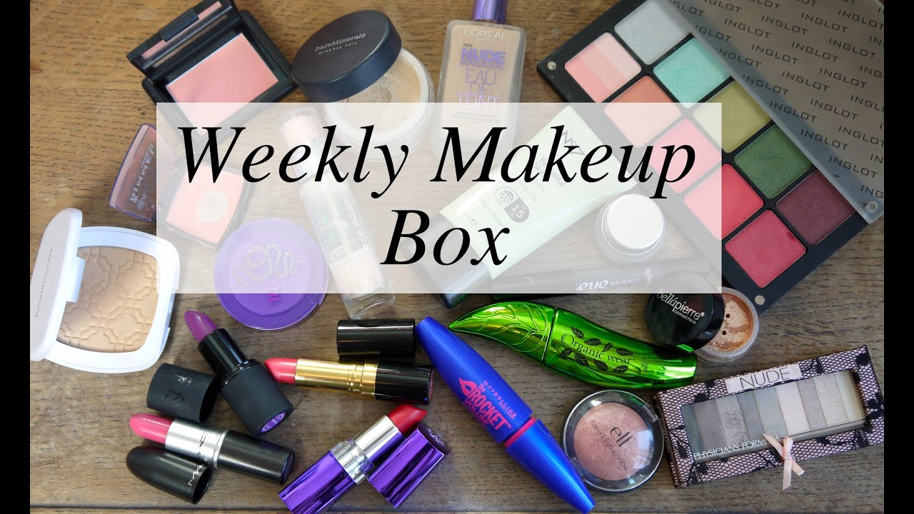 Weekly Makeup Box - YouTube