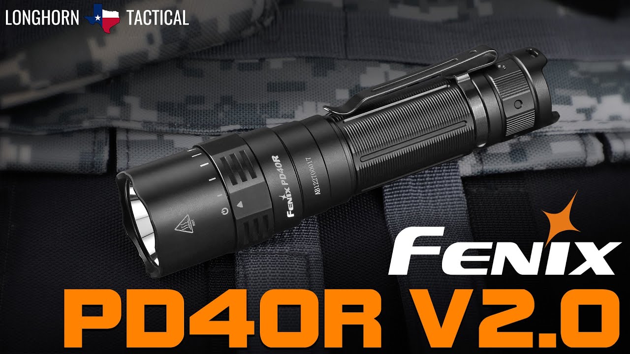 (Discontinued) Fenix PD40R v2.0 3000 Lumen Mechanic Rotary Switch ...