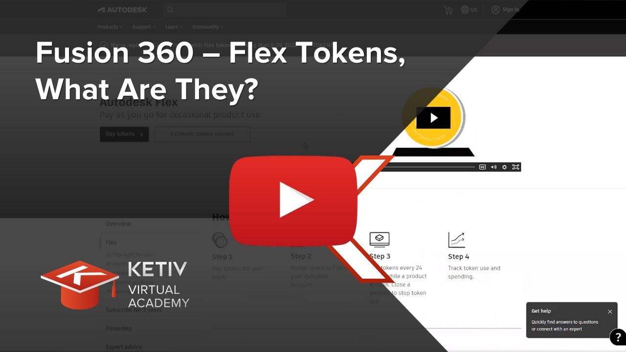 Fusion 360 – Flex Tokens, What Are They? | KETIV Virtual Academy - YouTube