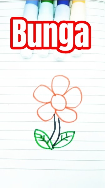 menggambar bunga #drawing #art #ayomelukis #draw #drawingtutorial # ...