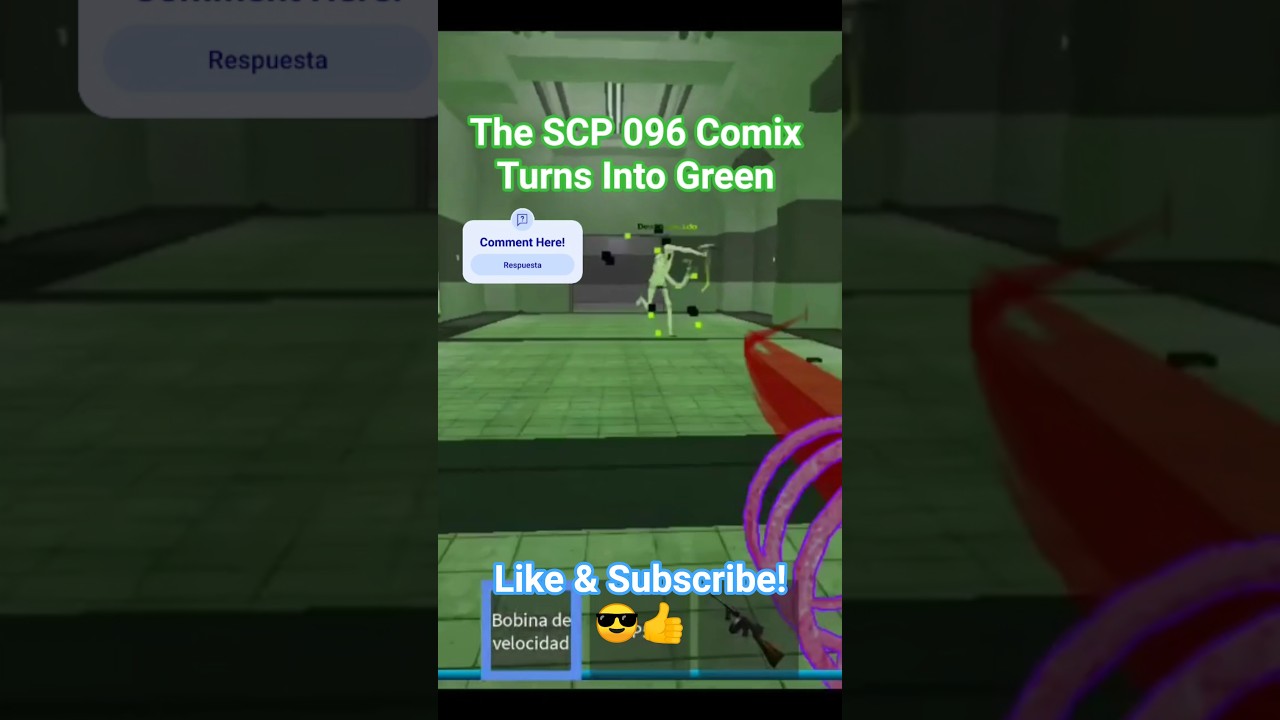 The SCP 096 Comix Turns Into Green #shorts #roblox #robloxshorts #edit ...