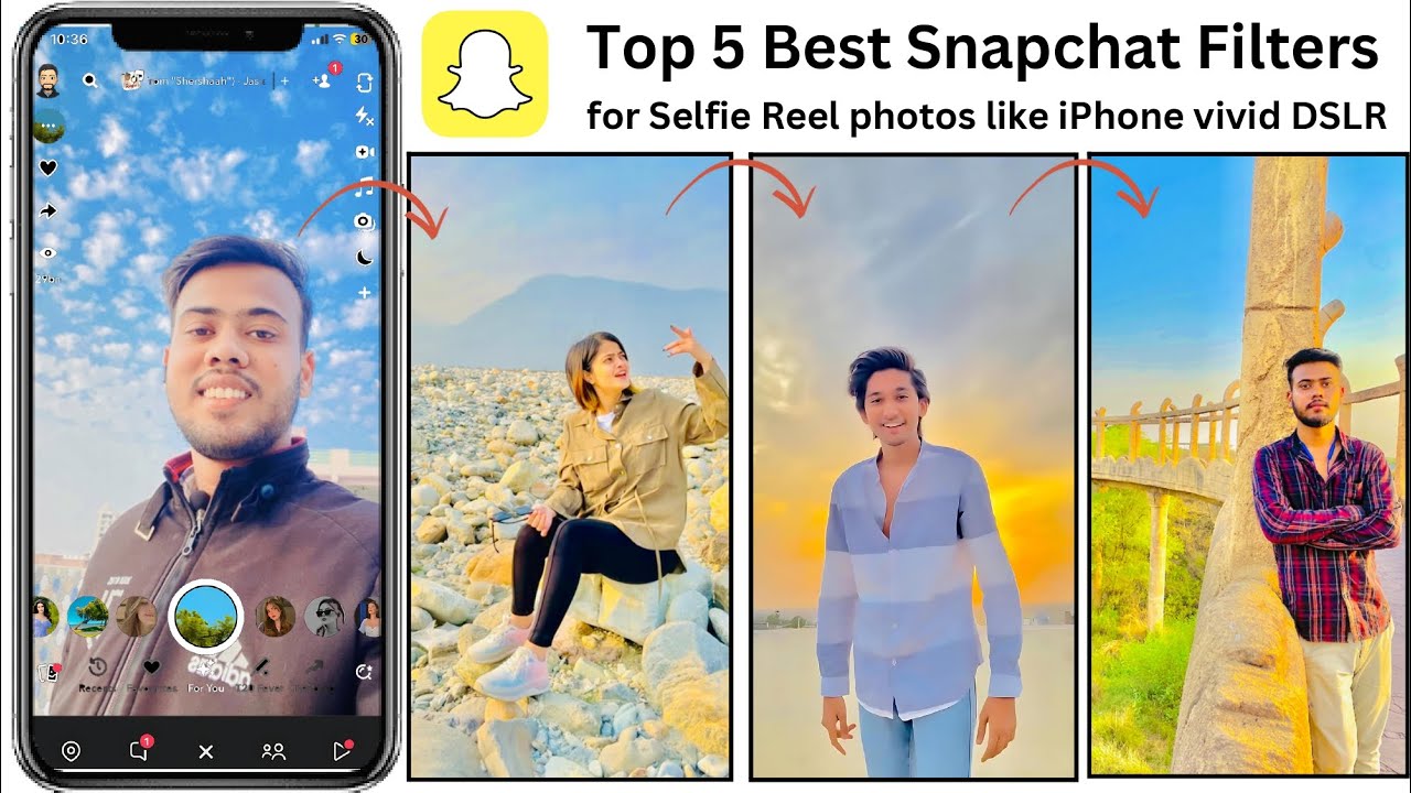 best snapchat filters for selfie reels Photo | top 5 best snapchat ...