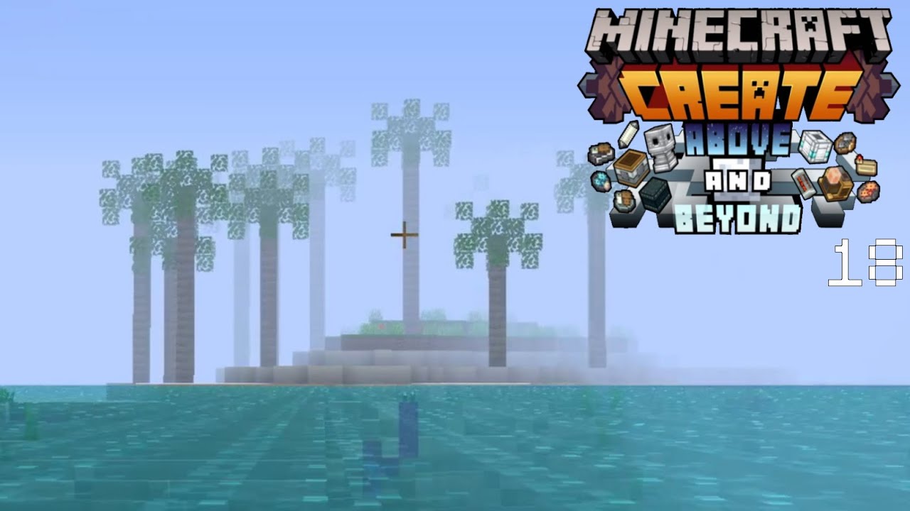 The LONG Journey for Palm Trees - Minecraft Create; Above and Beyond ...