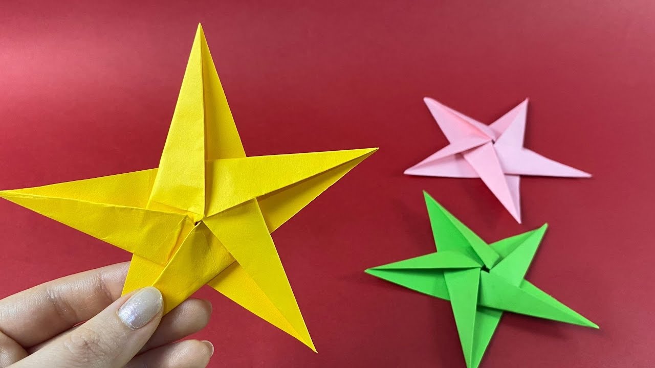 Como fazer uma estrela de papel? | Estrela de origami - YouTube