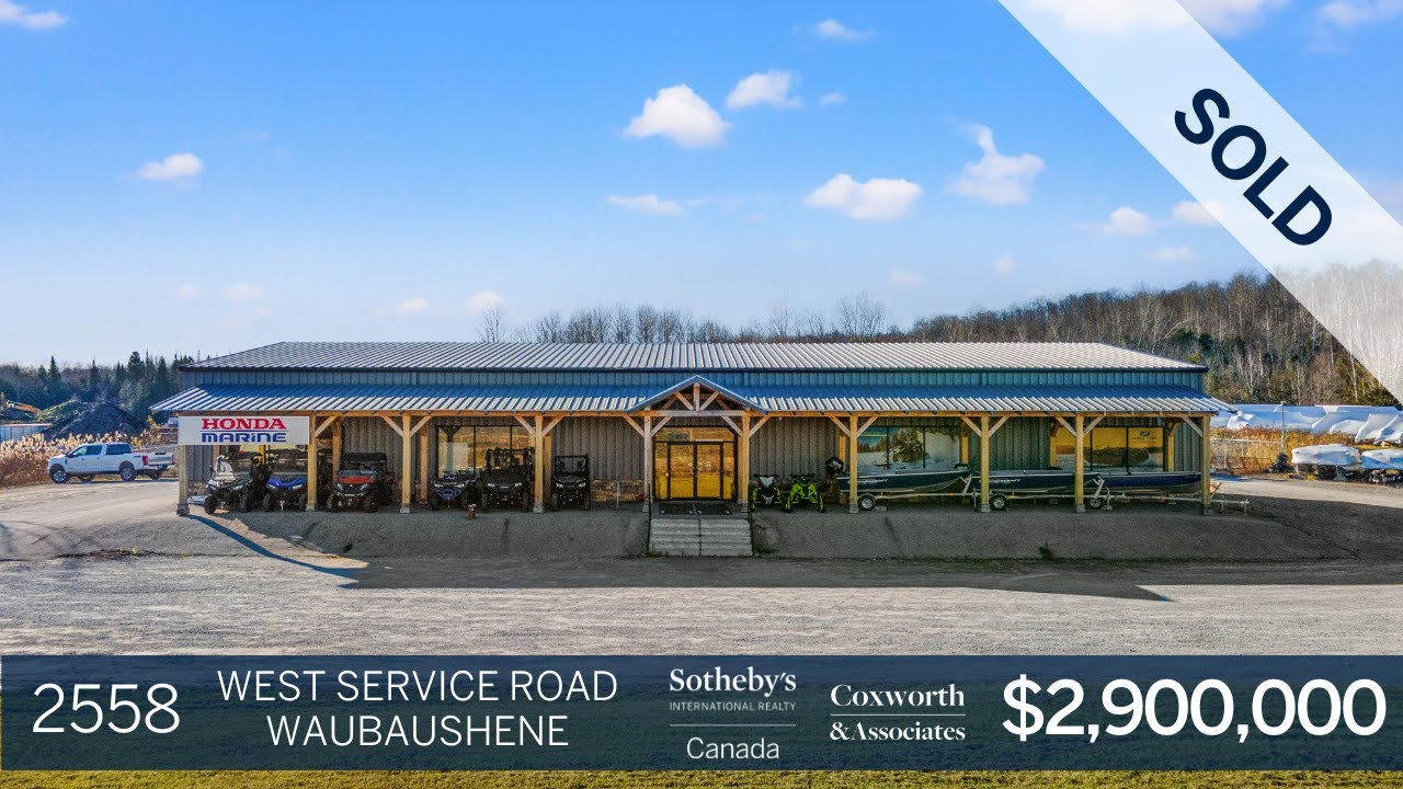 FOR SALE: 2558 West Service Road, Waubaushene (Team Powersports) - YouTube