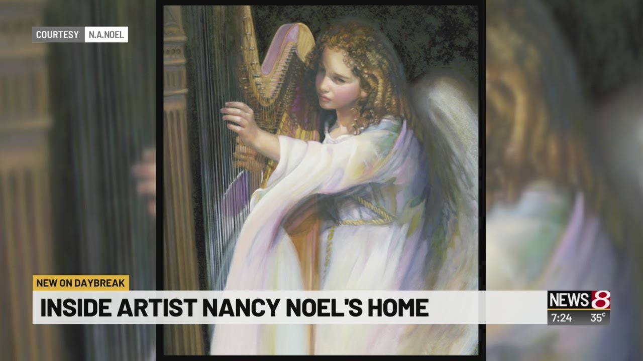 A visit with and a look at the work of artist Nancy Noel - part 2 - YouTube