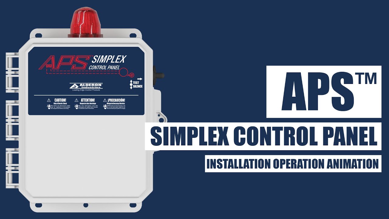 APS™ Simplex Control Panel - Installation Operation Animation - YouTube