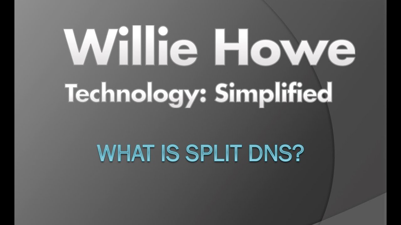 What is Split DNS? - YouTube